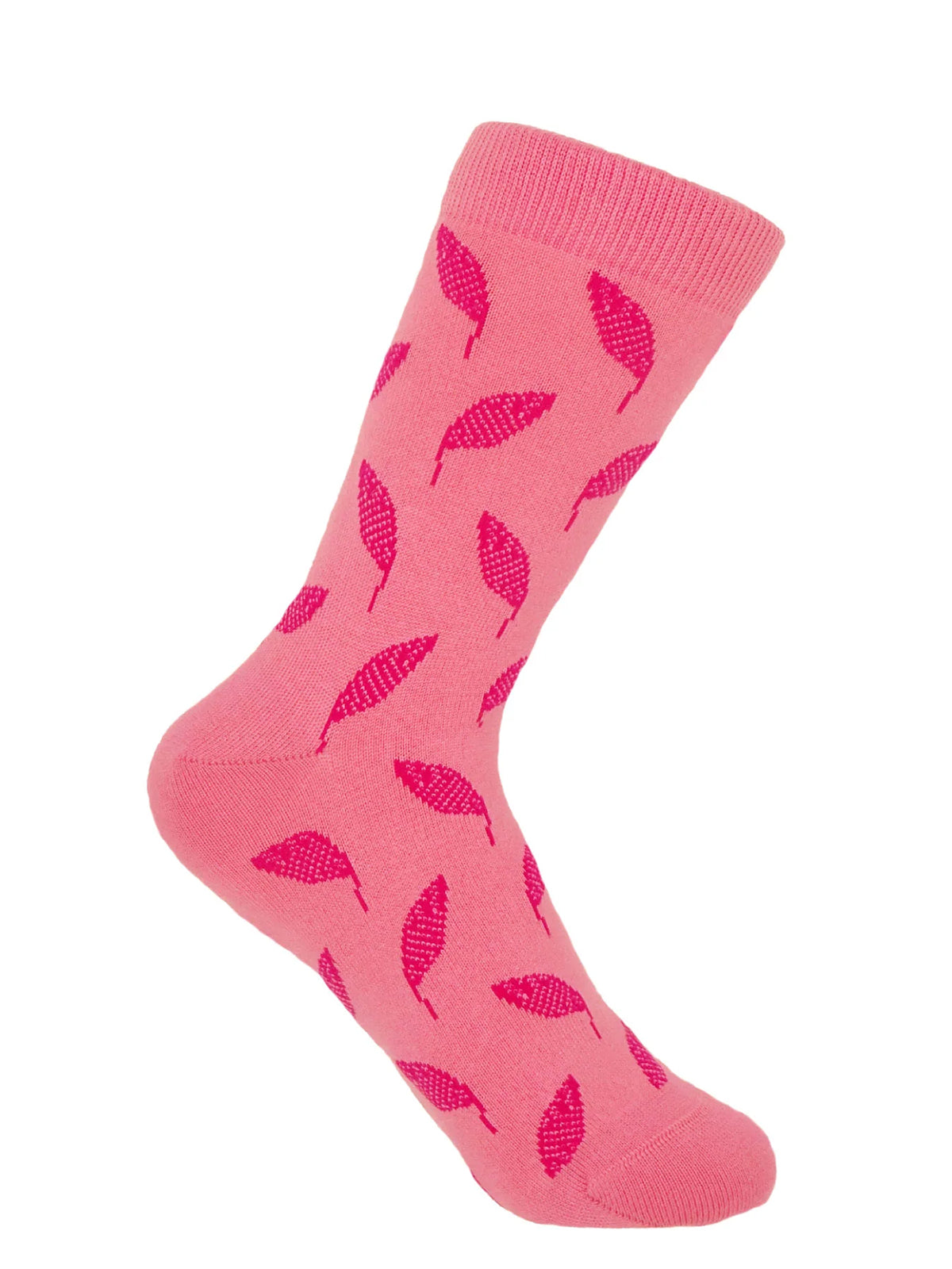 Peper Harow Leaf Pink Socks – Ayten Gasson